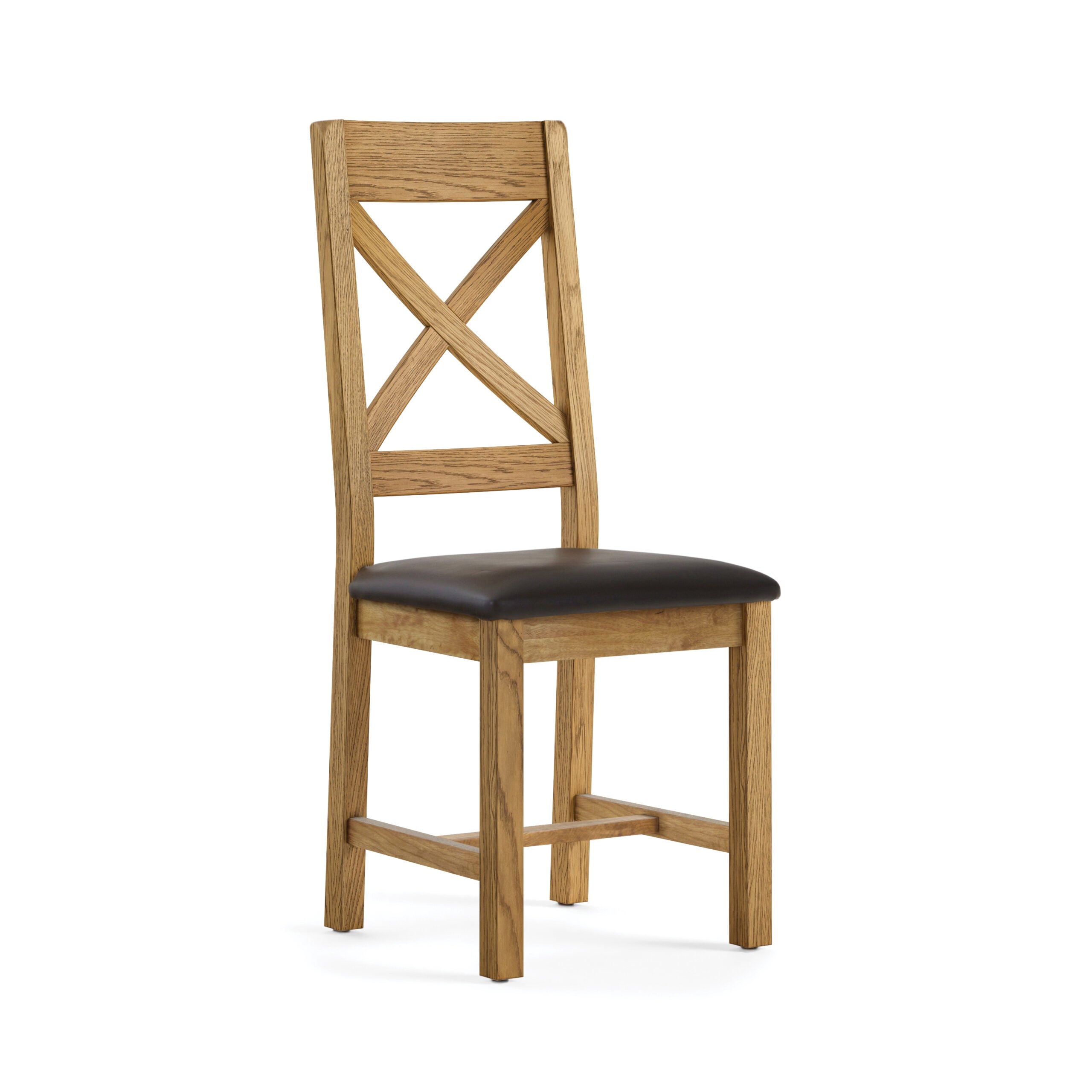 Salisbury Oak Dining Chair (Cross Back) - House of McGregor